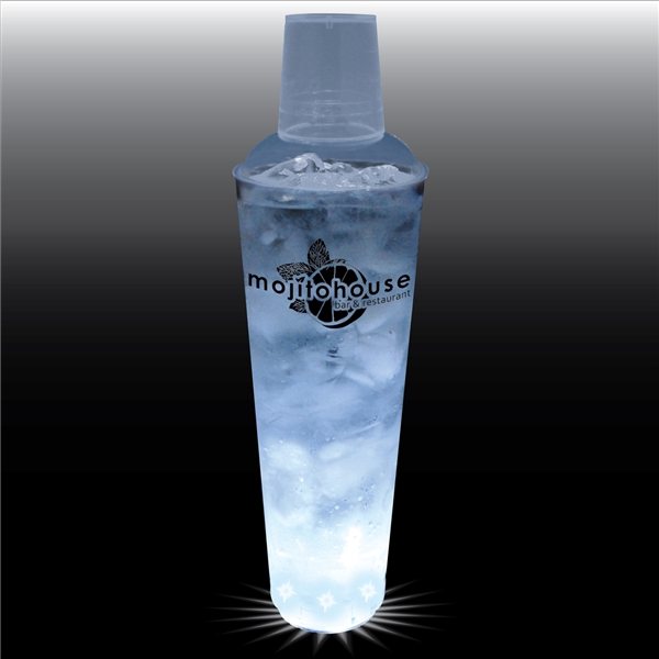 24 oz 5-Light 3 Piece Large Volume Plastic Cocktail Shaker