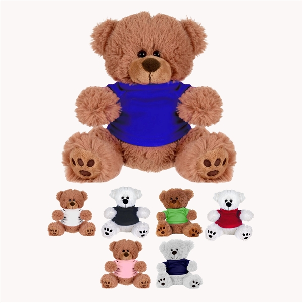 Honey Plush Bear w/ Tee - Customized Stuffed Animals