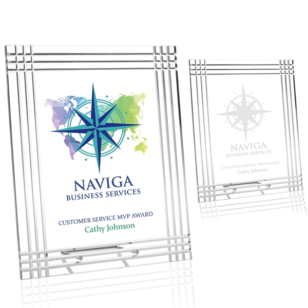 Customized Luxe Acrylic Plaque - Promotional Plaques