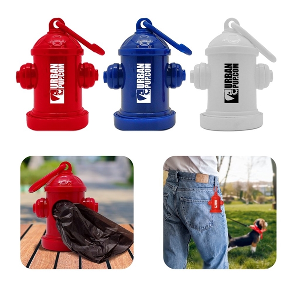 Promotional Fire Hydrant Shaped Waste Bag Dispenser
