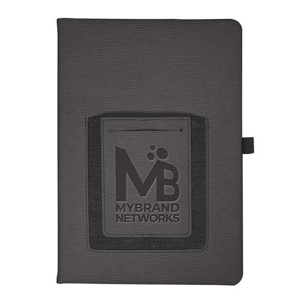 Leeman Roma Journal Notebook With Phone Pocket 5.625" X 8.25"