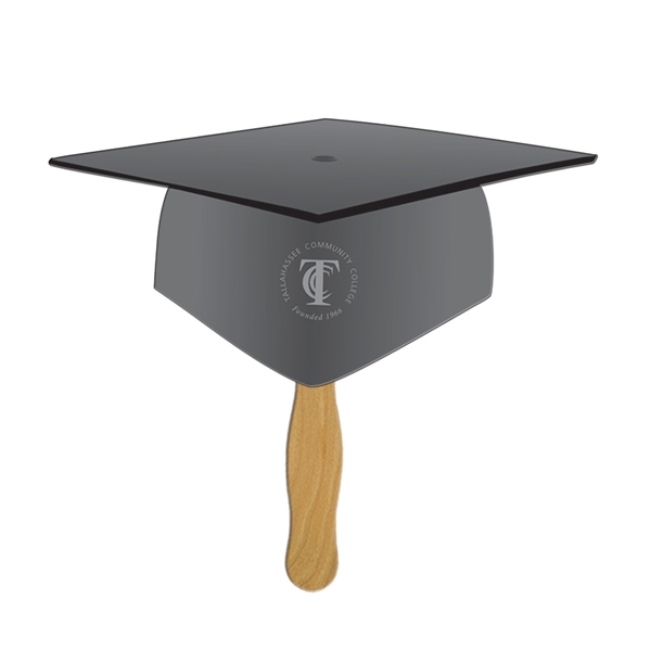 Promotional Graduation Cap Hand Fan Full Color