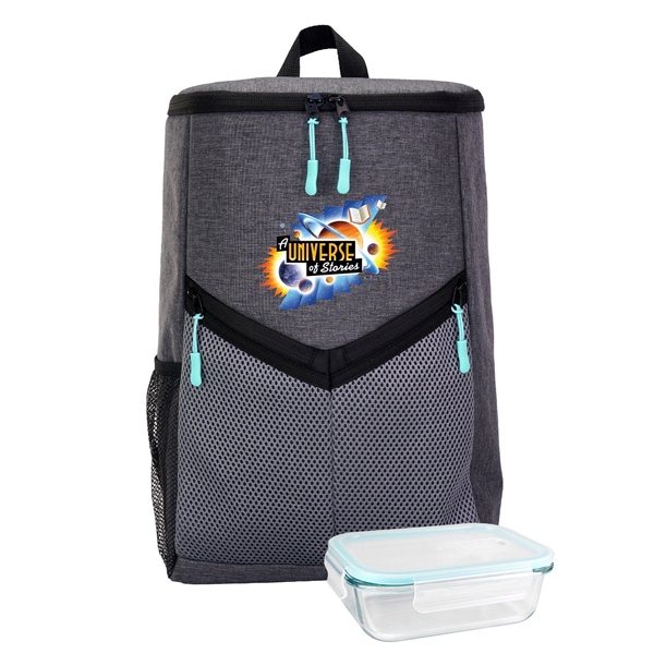 Promotional Victory Cooler Backpack Lunch Set