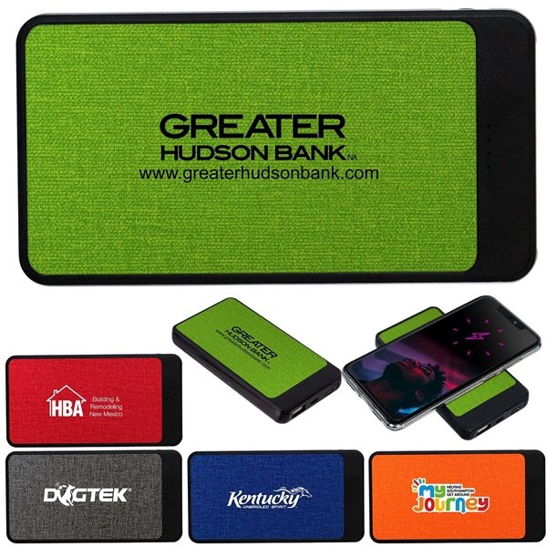 Sample - Promotional UL Heather High Density Swift Wireless Power Bank