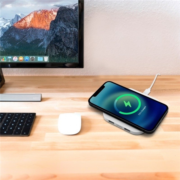 Promotional Chi-Charge Square Wireless And USB Charging Pad