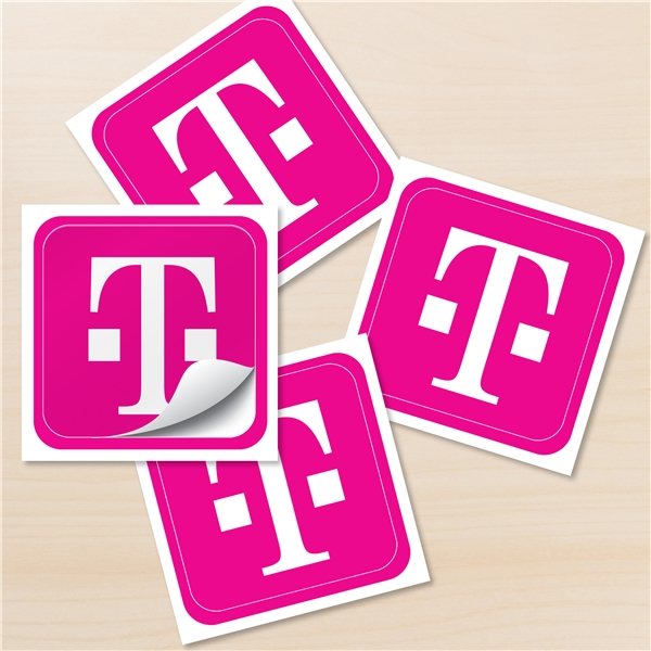 Promotional 3" X 3" Rounded Corner Sticker