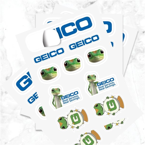 Promotional 8" X 6" Sticker Sheets