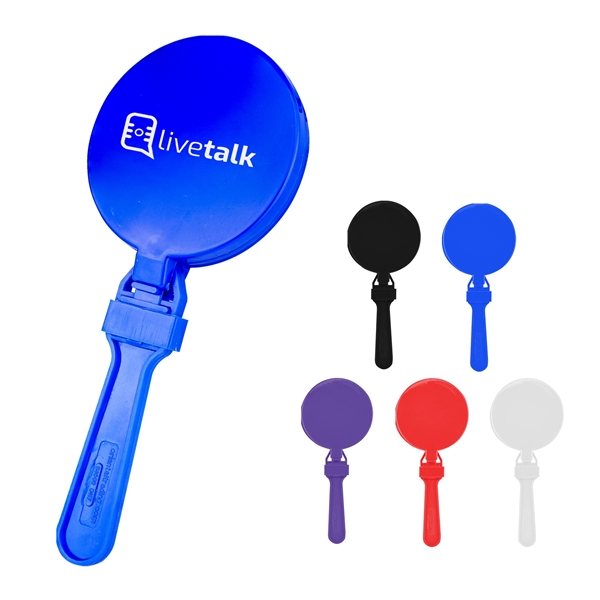 Promotional Round Hand Clapper Noisemaker