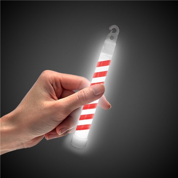 Promotional Candy Cane 6" Glow Sticks