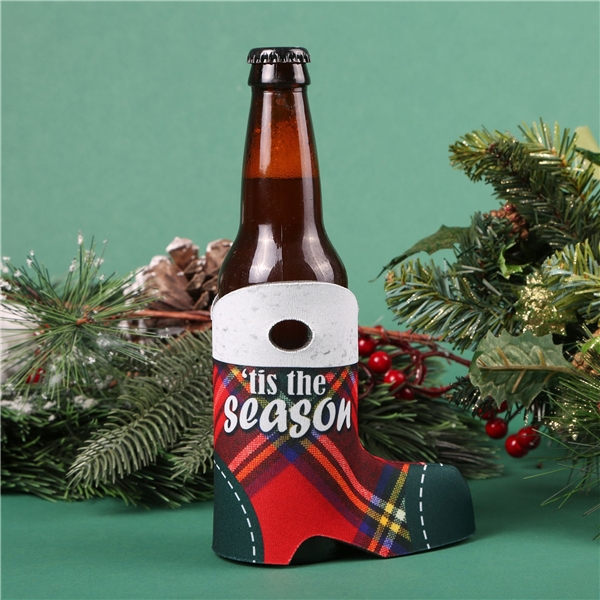 Promotional Full Color Boot Slide-On Scuba Sleeve For Bottles