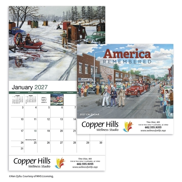 HotLine® Products America Remembered Appointment Calendar - Stapled