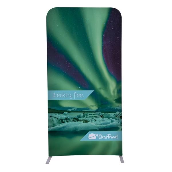 Promotional 3'W X 72"H EuroFit Straight Wall Kit (Polyester Knit)