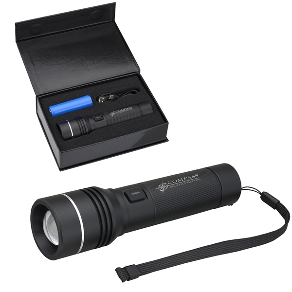 Promotional Rechargeable 20W White Laser LED Flashlight