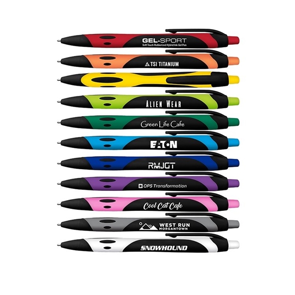 Gel Sport Soft Touch Rubberized Hybird Ink Gel Pen - Blue Ink