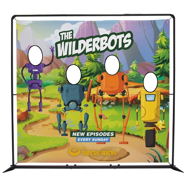 Promotional 8.5' FrameWorx Quad Face Cutout Kit (Single-Sided)