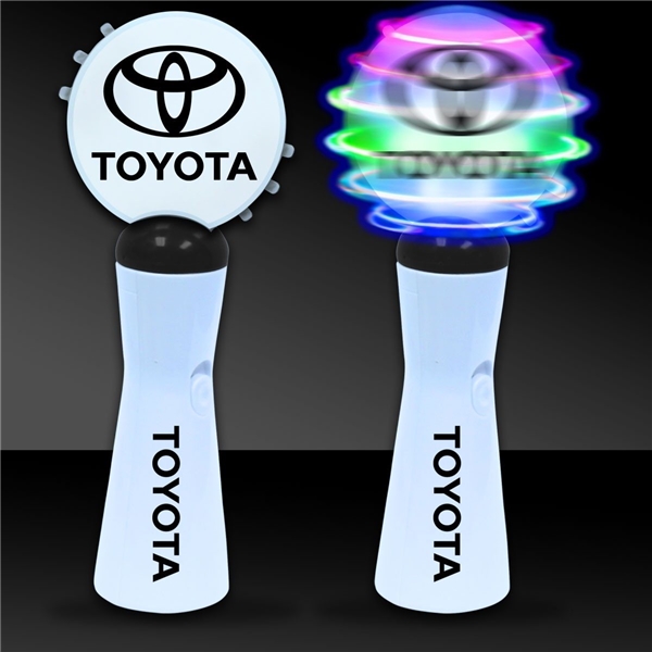 Promotional 9" LED Light Up Spinner Wand