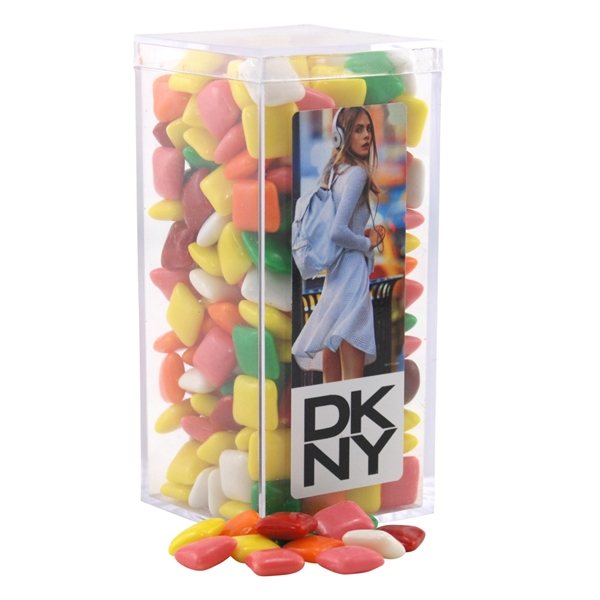 Promotional Acrylic Box with Mini Chicklets