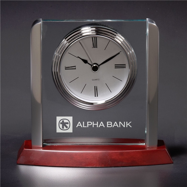Promotional Acrylic Harvard Executive Desk Clock