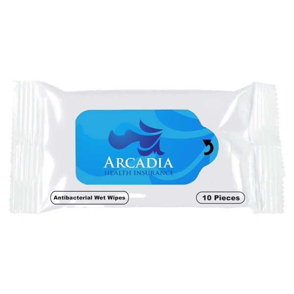 Promotional Antibacterial Wet Wipe Packet
