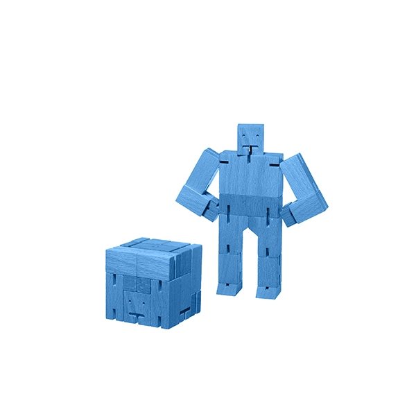 Promotional Areaware Cubebot Micro Blue