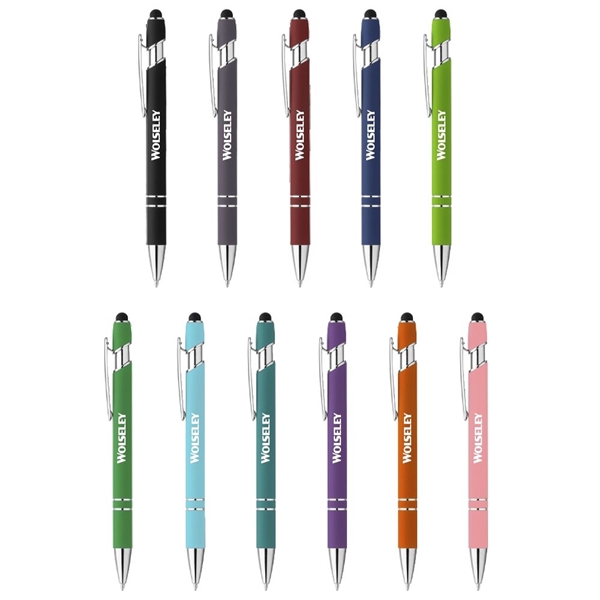 Promotional Athens Soft Touch Metal Ballpoint Pen