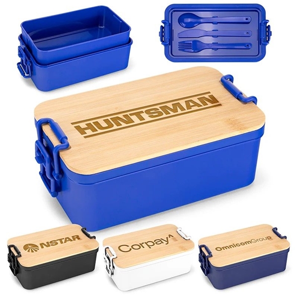 Promotional BambooNest Double Deck Lunch Box