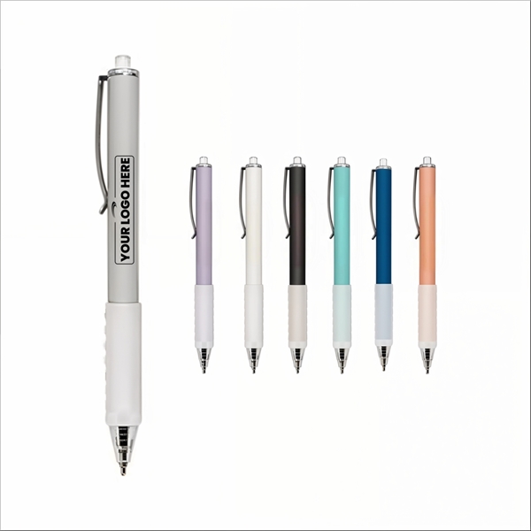 Bliss Gel, Soft Touch Rubberized Hybrid Ink Gen Pen With Grip