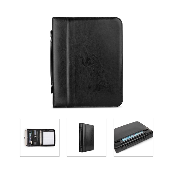 Promotional Bugatti 3-Ring Binder Padfolio