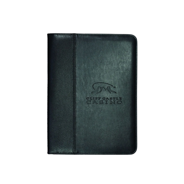 Promotional Camelot Perforated PVC Standard Size Padfolio