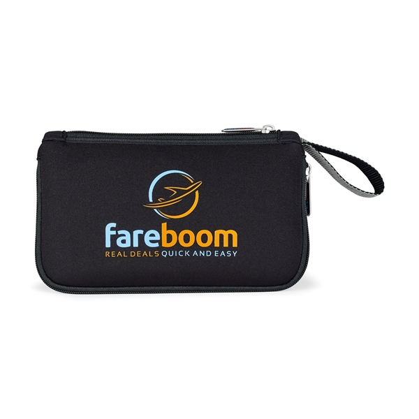 Promotional Circuit Expandable Tech Organizer Black