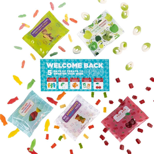 Promotional Clever Candy 5 Days of Appreciation Snack Box