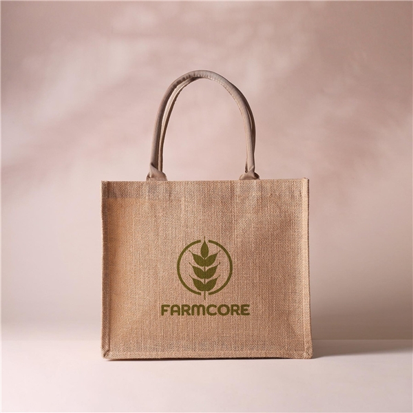 Promotional Coco Woven Linen Tote Bag