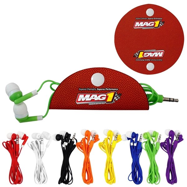 Promotional Colorful Ear Bud Taco Wrap