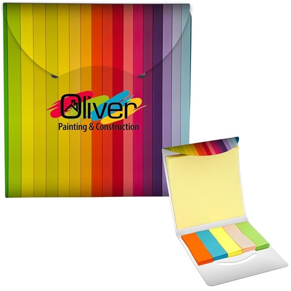 Promotional Colorful Sticky Note Folio