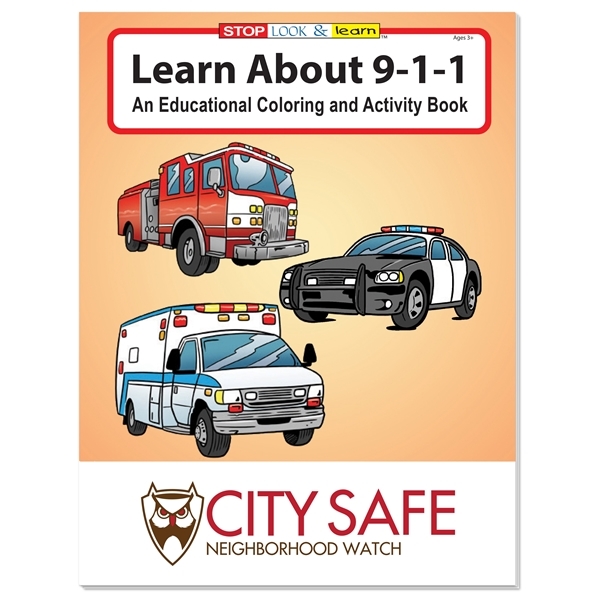 Promotional Coloring Book: Learn About 911