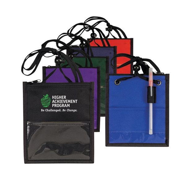 Convention Neck Walletbadge Holder Customized Wallet