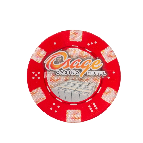 Promotional Custom 5D Optical Illusion Poker Chips