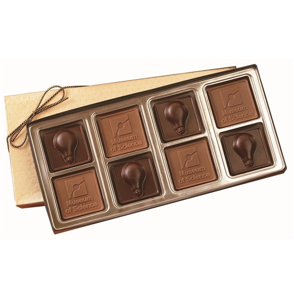 Promotional Custom Chocolate Squares Gift Box (5 Oz.)
