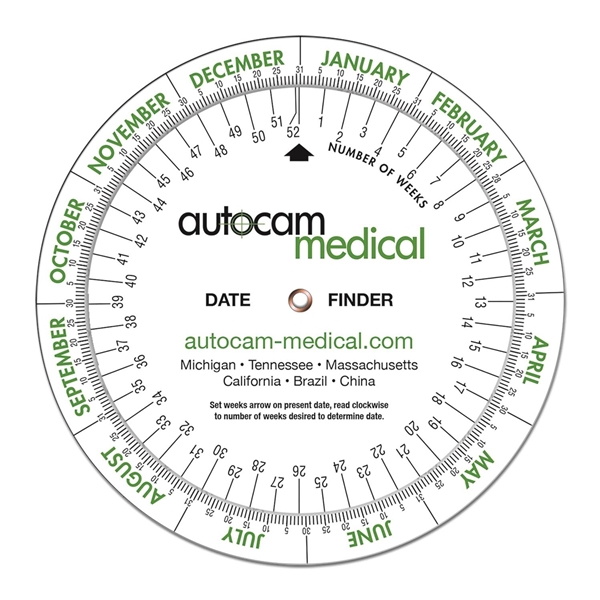 Promotional Customizable Spinner With Calendar