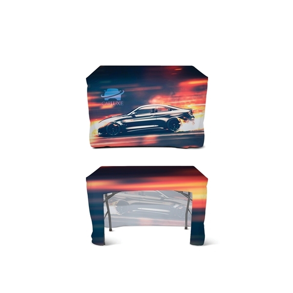 Promotional DisplaySplash 4' Fitted Open Back Table Cover