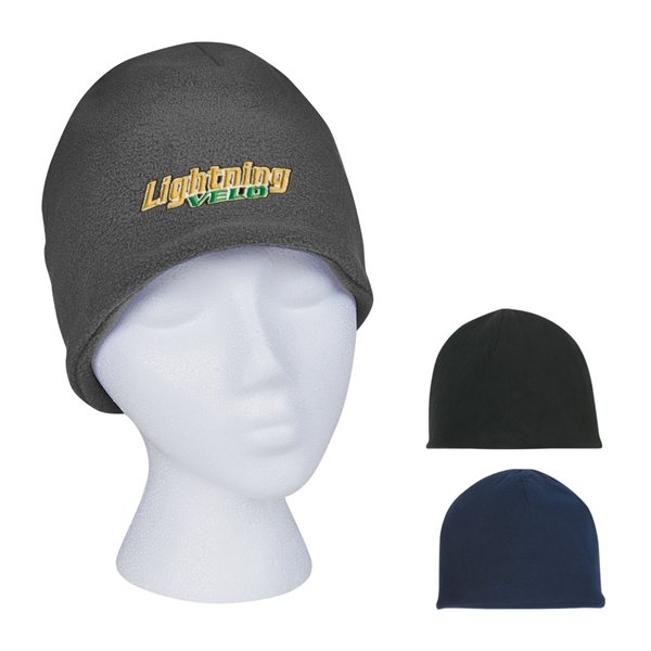Personalized Double Layer Fleece Beanie - Custom Beanie