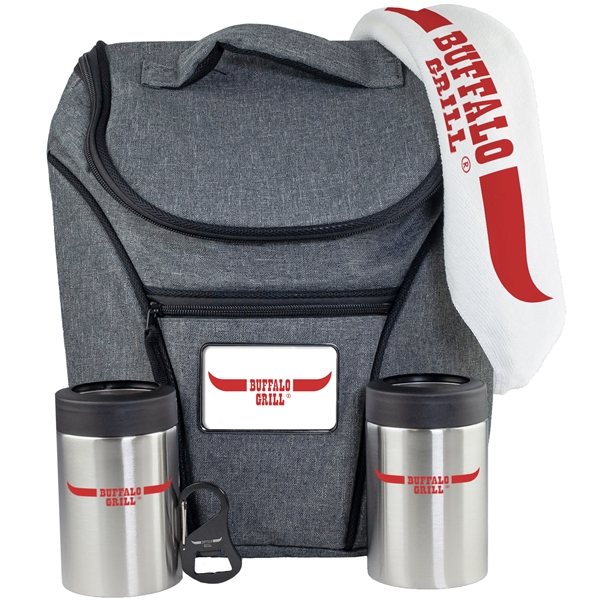 Essential Tailgate Kit With Cooler Backpack And Accessories