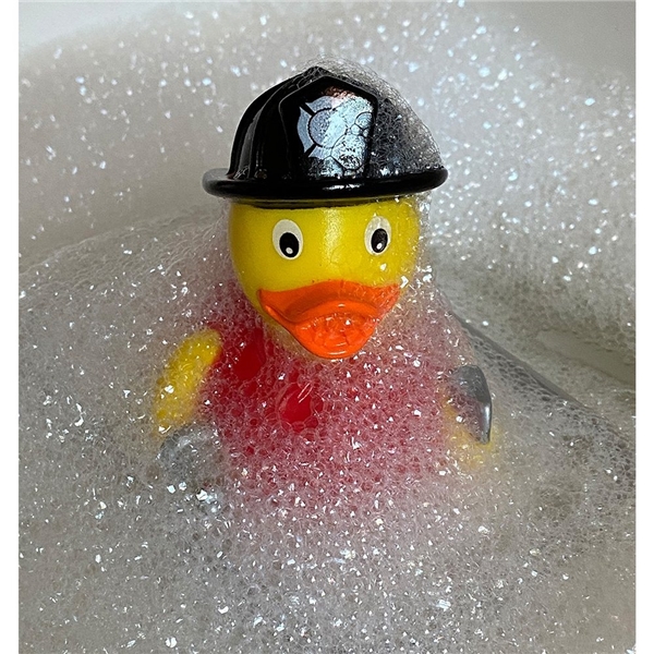 Promotional Fireman Rubber Duck