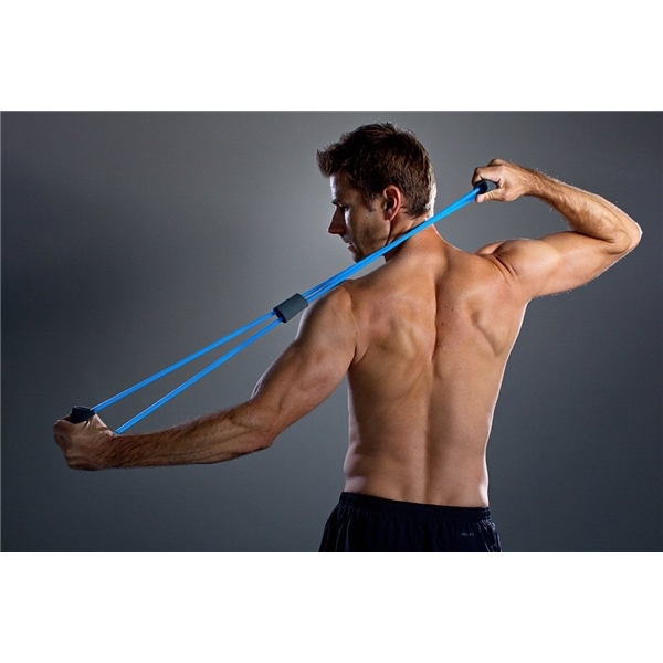 Promotional Fitness First Stretch Expander-Medium Resistance Blue