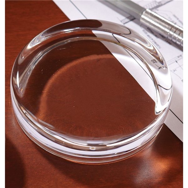 Promotional Flat Round Paperweight
