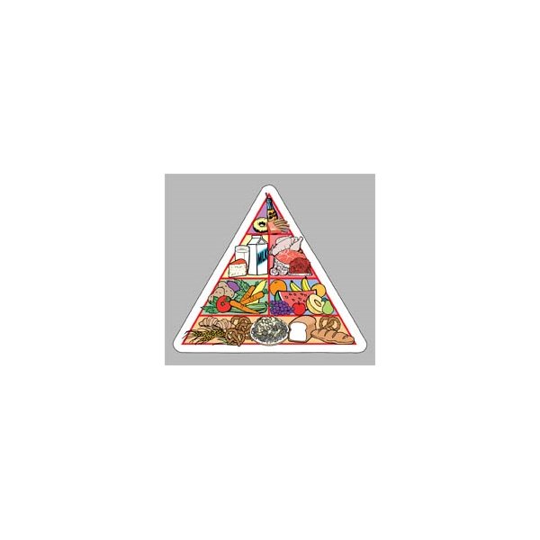 Promotional Food Pyramid - Die Cut Magnets