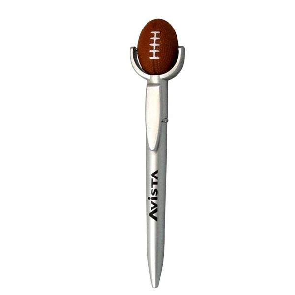 Promotional Football Squeeze Top Pen