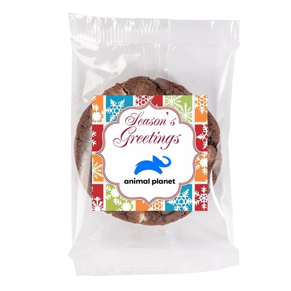 Promotional Fresh Beginnings Individually Wrapped Choc Double Chip Cookie