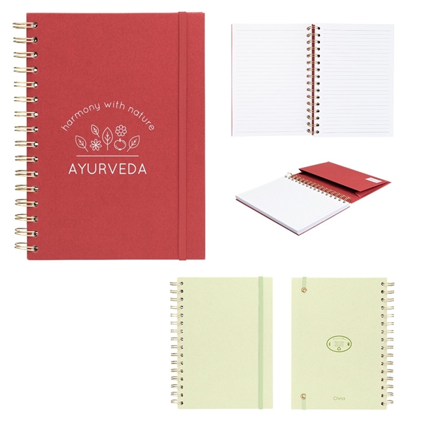 Promotional Fruit Paper Spiral Notebook