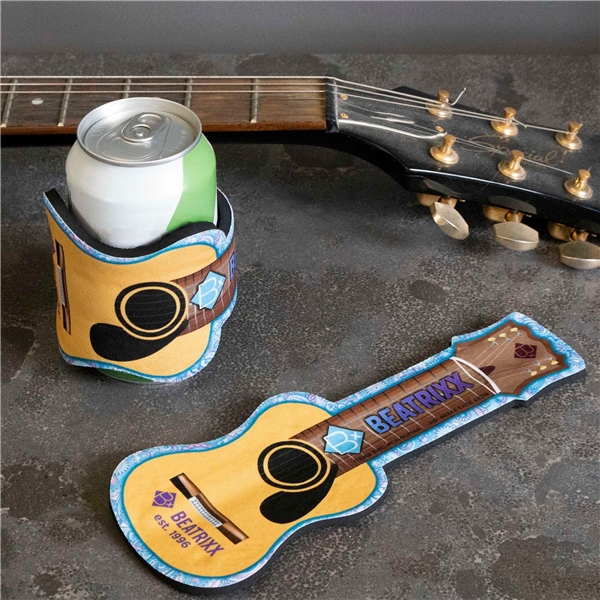 Promotional Full Color Guitar Shaped Slap Wrap